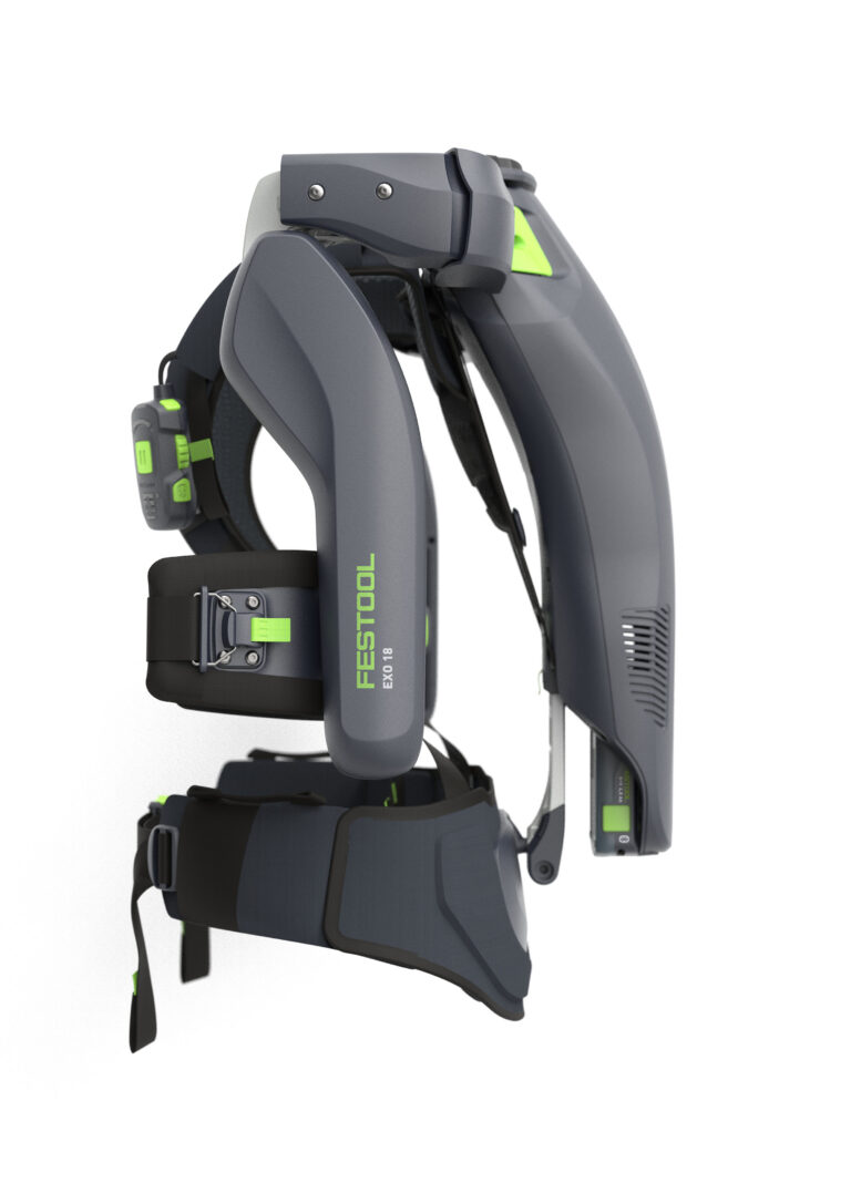 Festool präsentiert mit ExoActive erstmals ein aktives Exoskelett